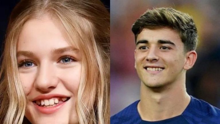 La princesa Leonor celebra: Gavi se pone a la altura de Lionel Messi y ...