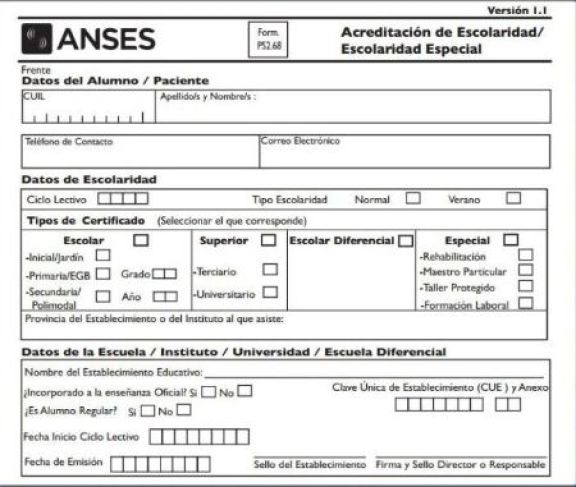 ANSES: para qué sirve el formulario 2.68 y cómo descargarlo | Voces ...